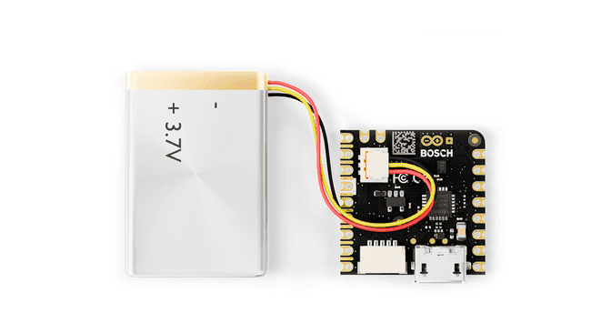 Nicla Sense ME battery powered Nicla Sense ME battery powered